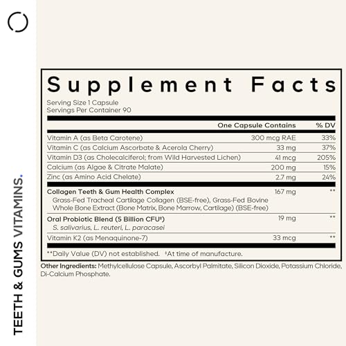 multivitamins for healthy teeth