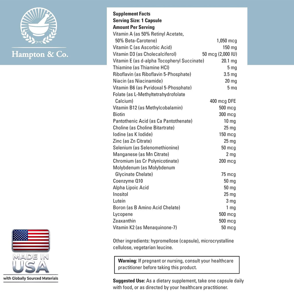 Multivitamins for immune system support