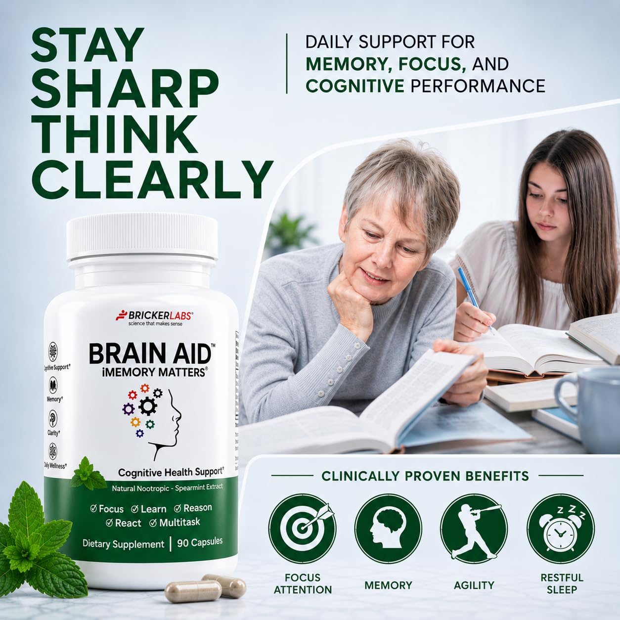 Multivitamins for improved brain health