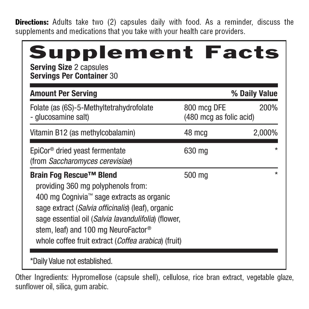Multivitamins for improved concentration
