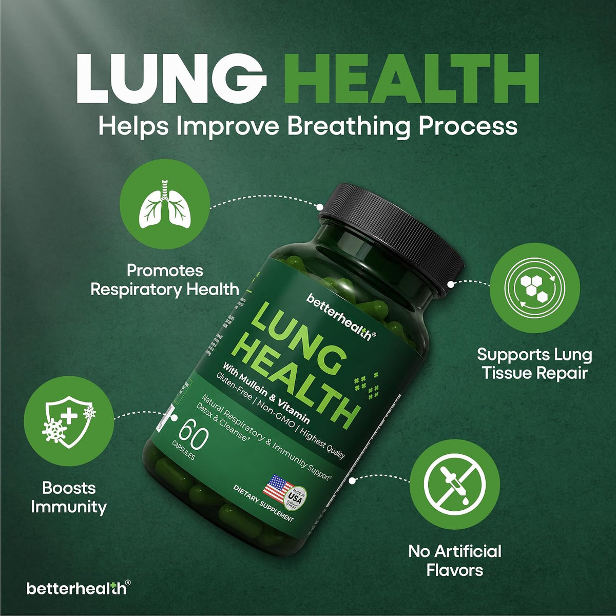 Multivitamins for improved lung function
