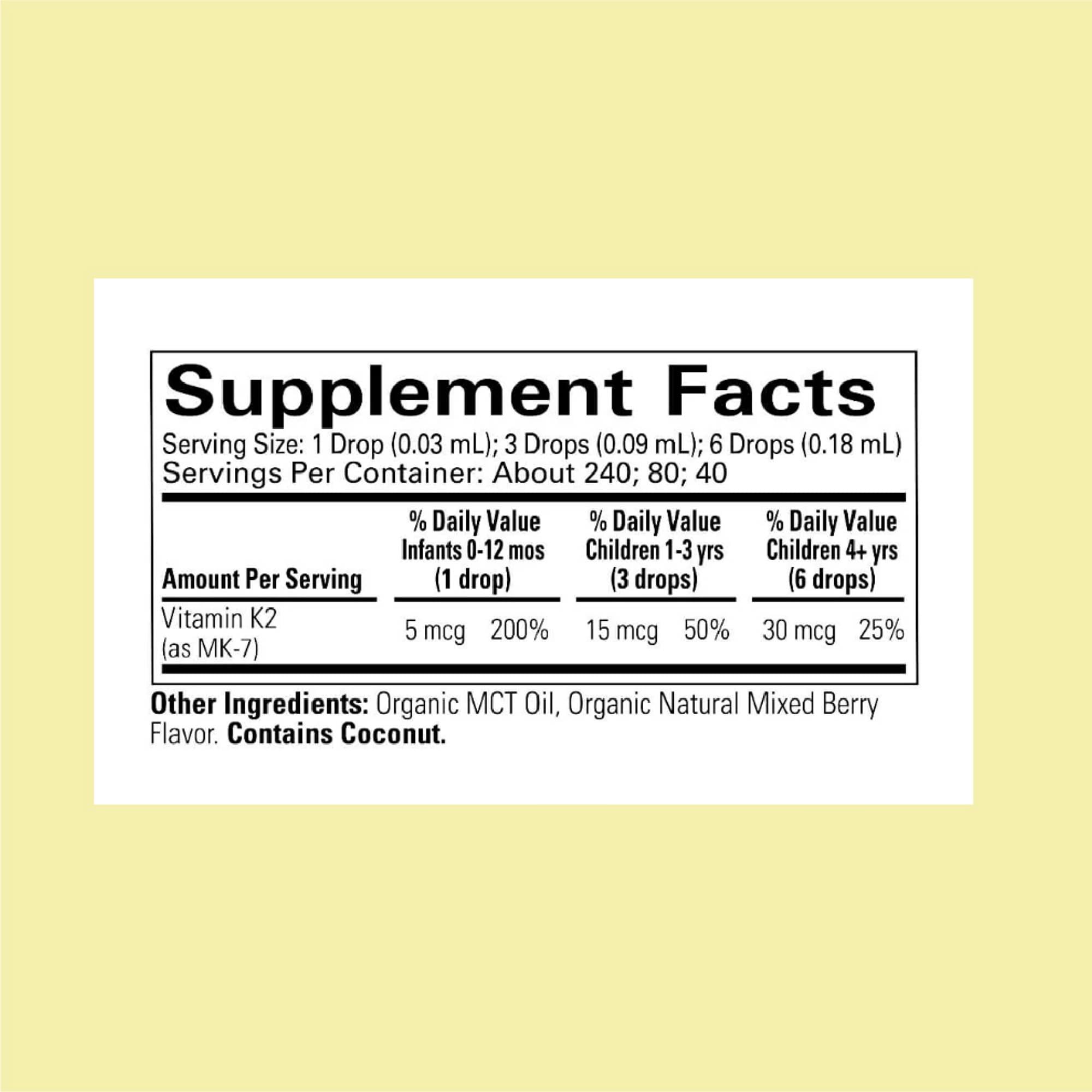 multivitamins for infants and toddlers