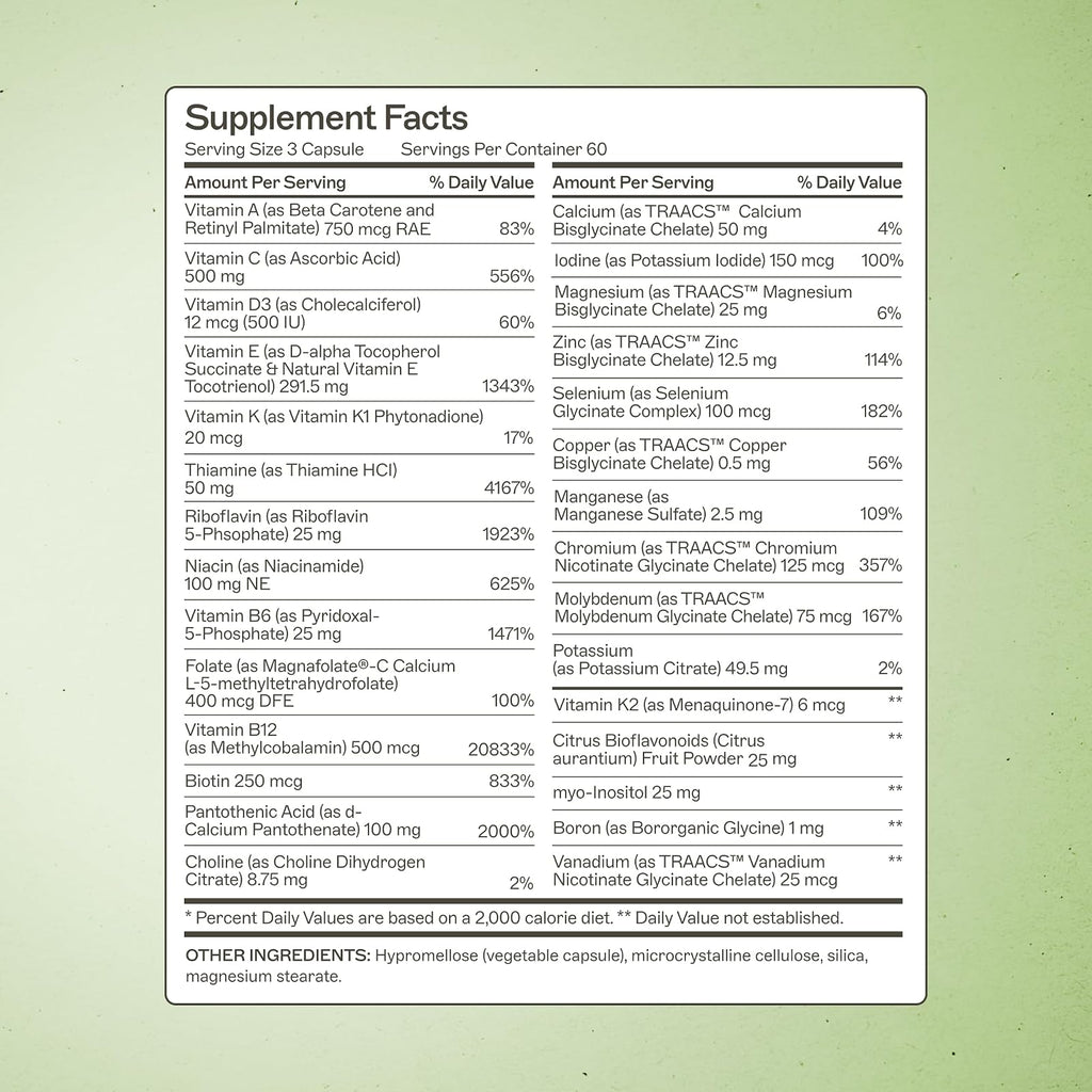 multivitamins for men and women