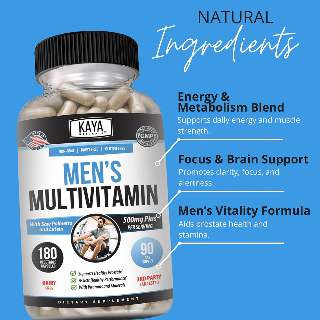 multivitamins for men's health support