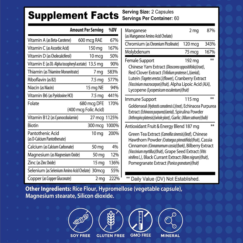 multivitamins for overall wellness and vitality