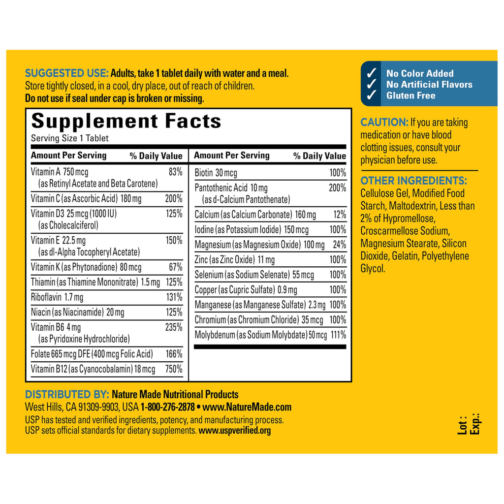 multivitamins for overall wellness