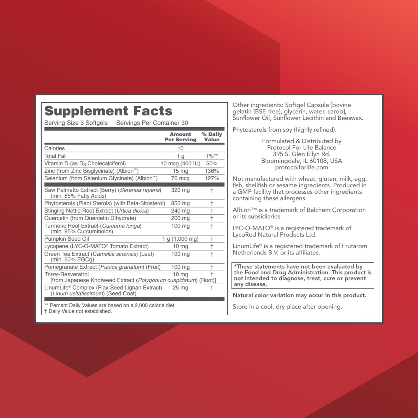 multivitamins for prostate health support