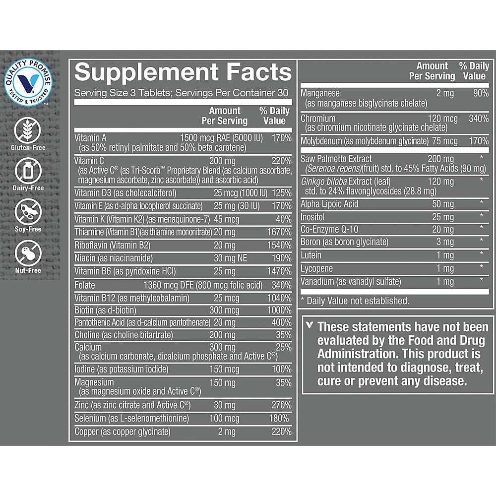 multivitamins for seniors health support