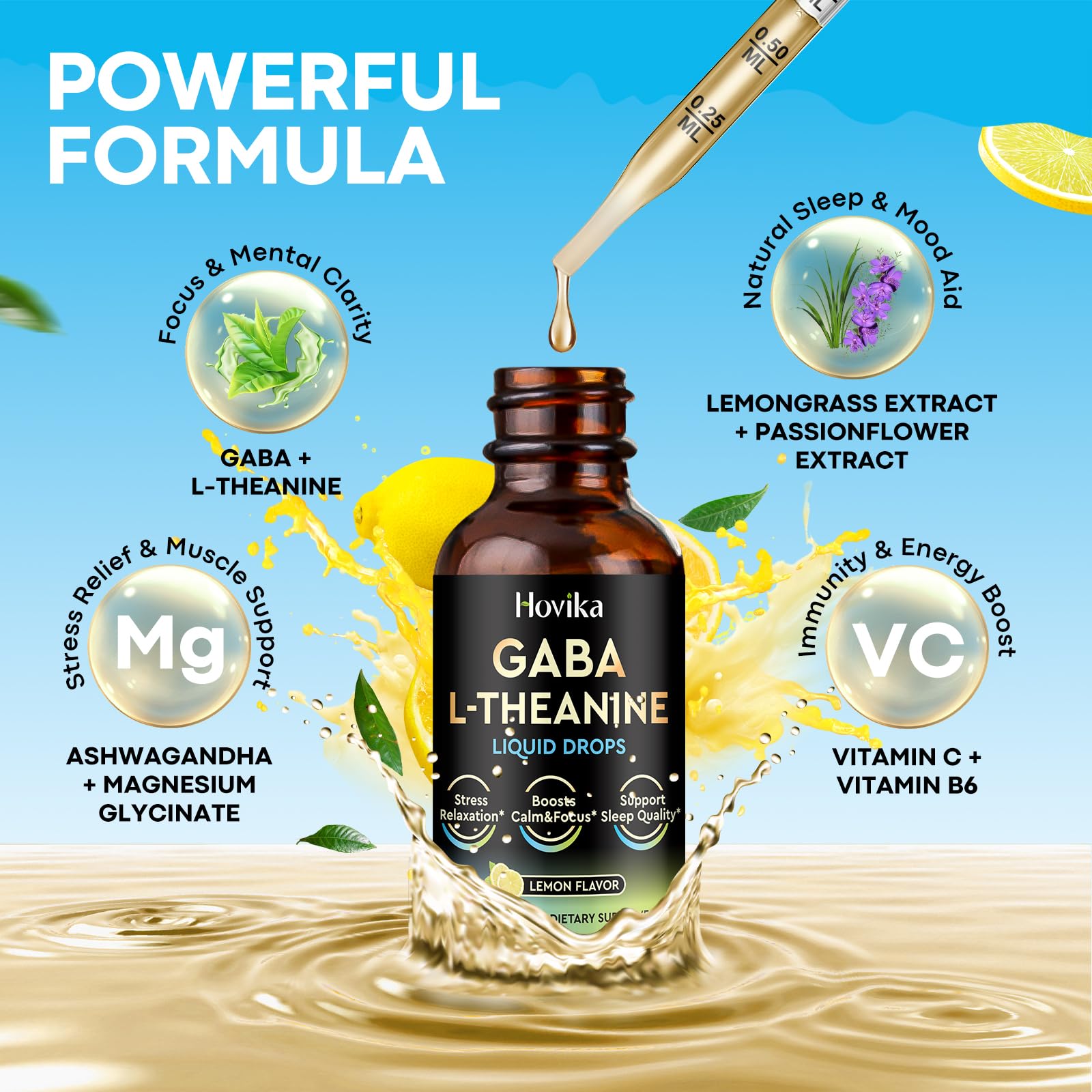 Multivitamins for stress relief drops