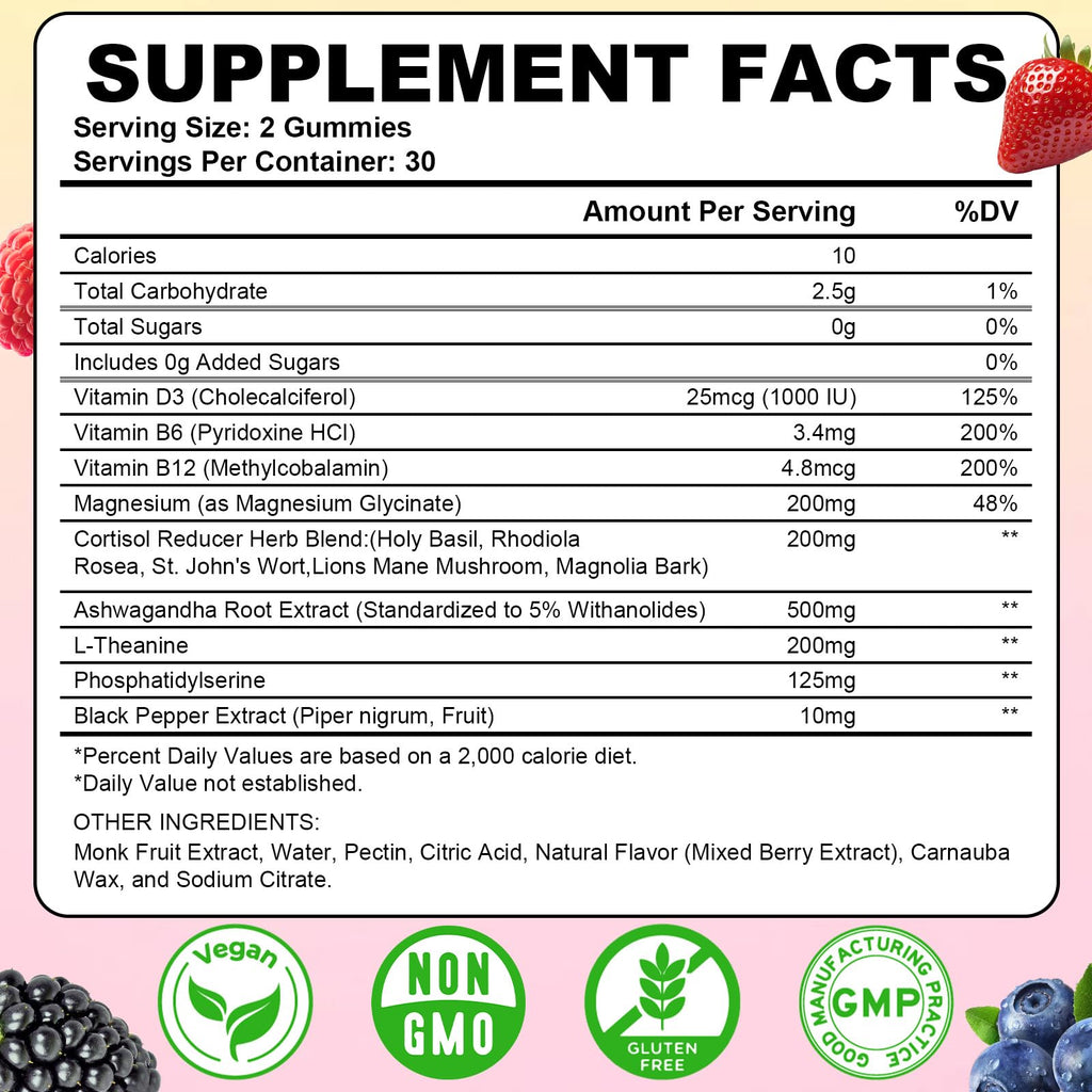 multivitamins for stress relief