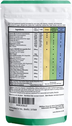 multivitamins for vocal support