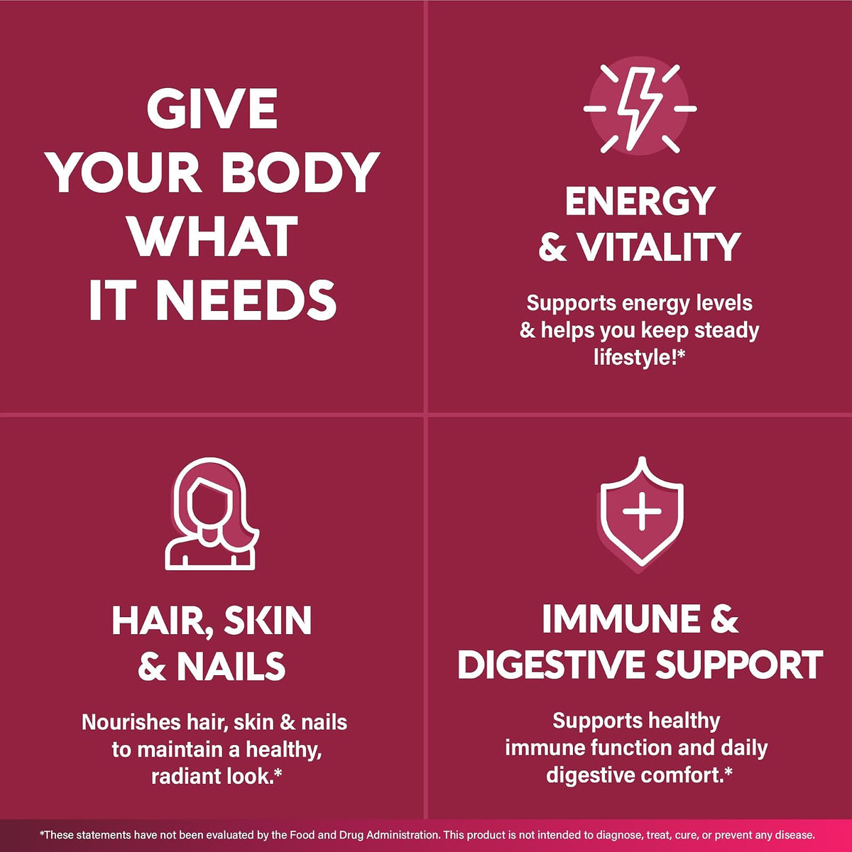 multivitamins for women's beauty benefits
