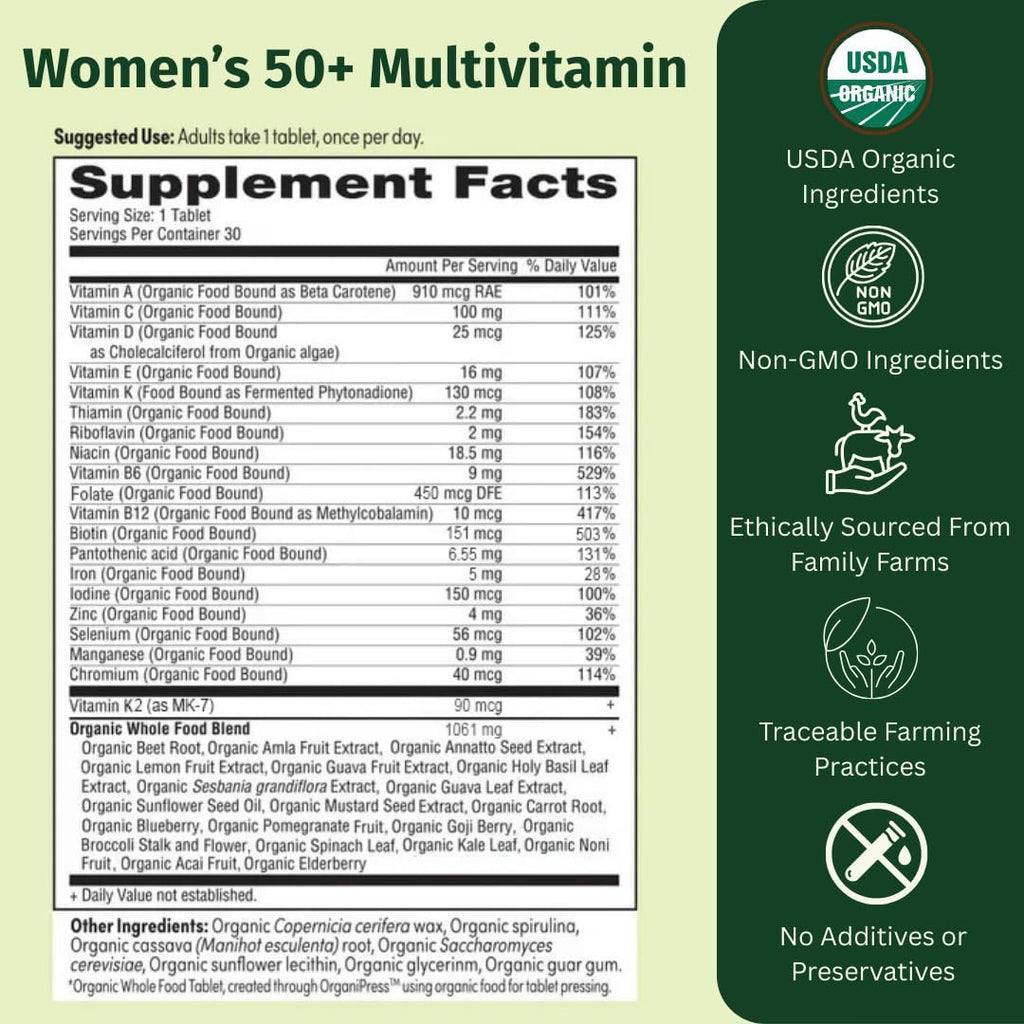 multivitamins for women's health 50+