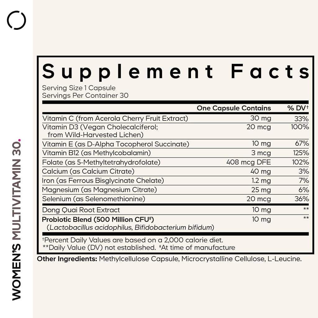 multivitamins for women's health support