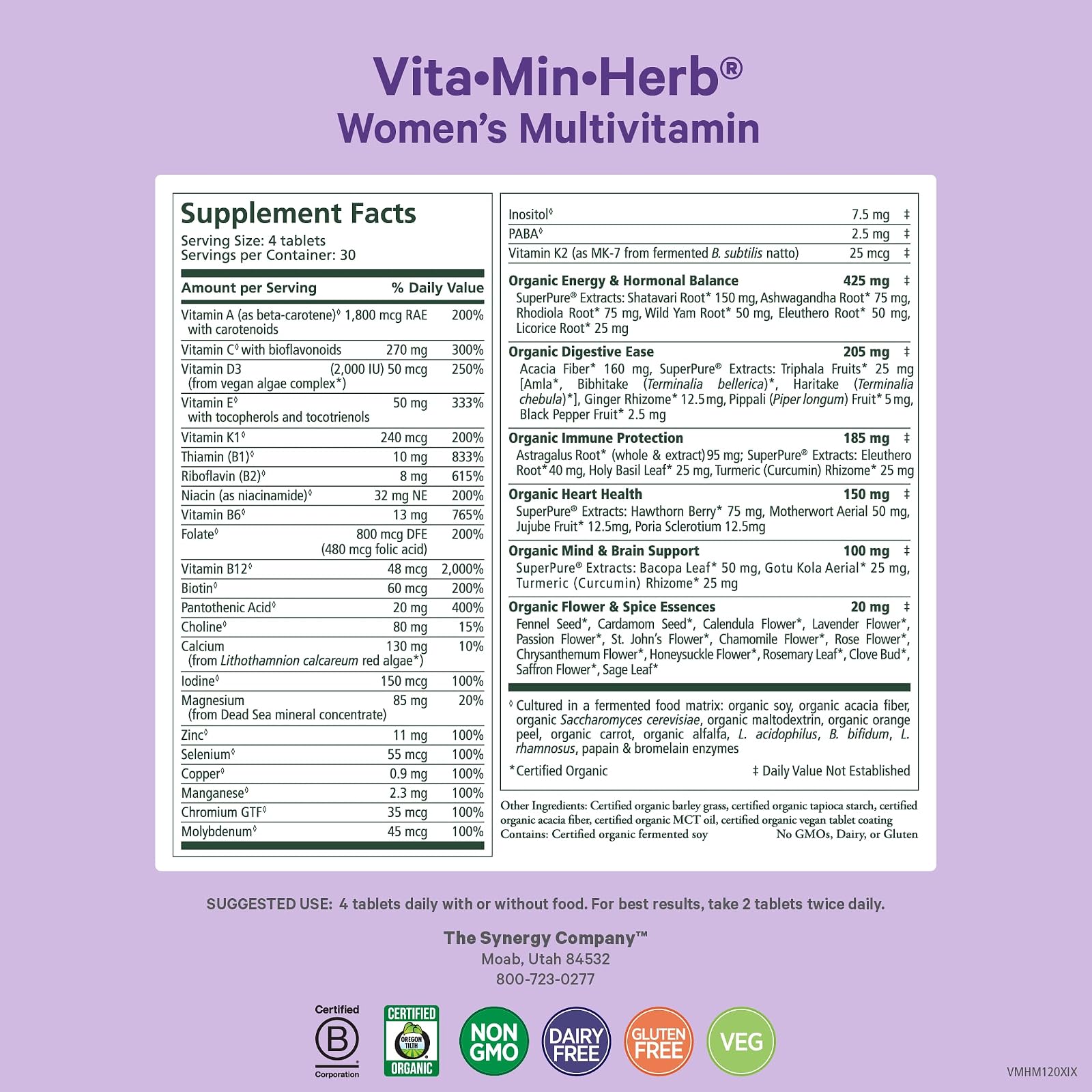 multivitamins for women's health