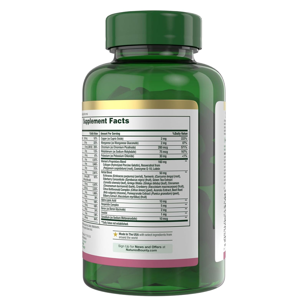 multivitamins for women with iron