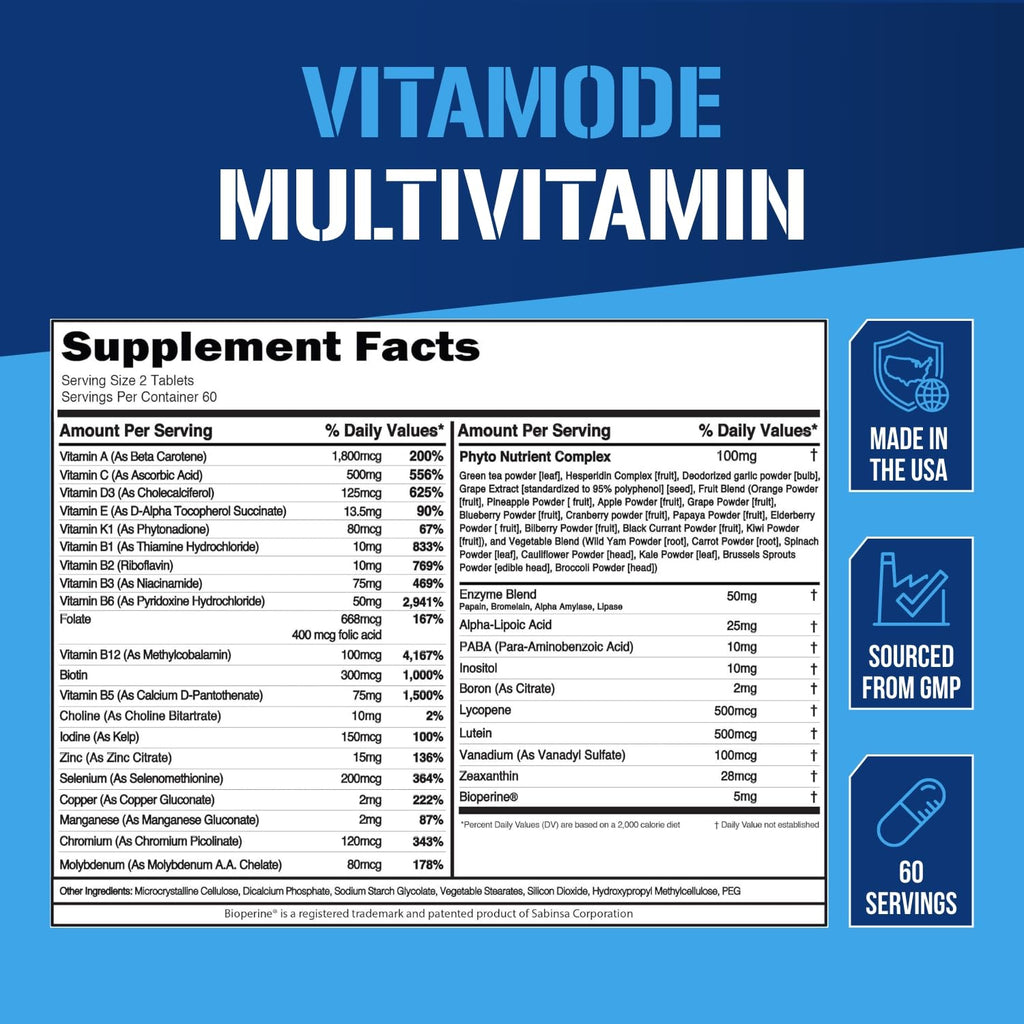 multivitamins packed with essential nutrients