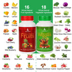multivitamins packed with fruits and veggies