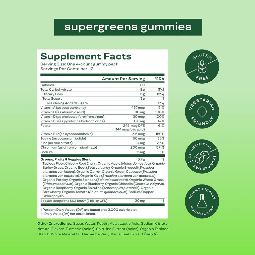multivitamins packed with nutrients