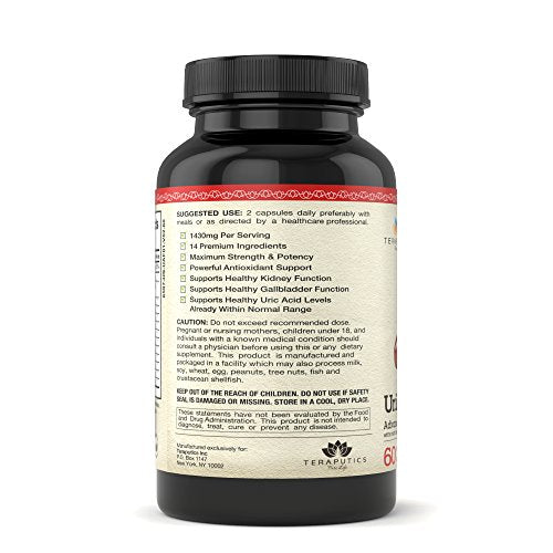 multivitamins promoting healthy uric levels