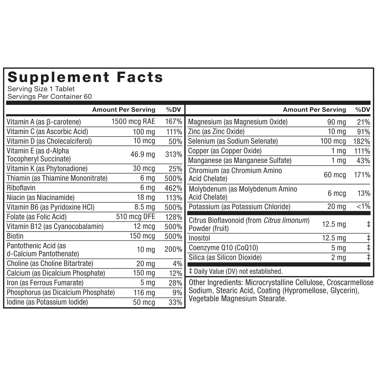 multivitamins to boost energy levels