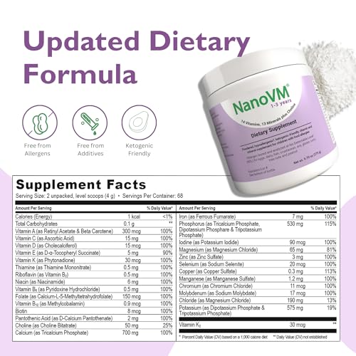 multivitamins with 14 vitamins and 13 minerals