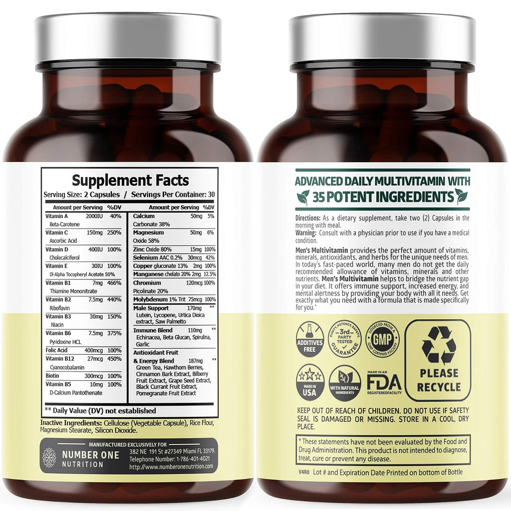 multivitamins with 35 essential nutrients