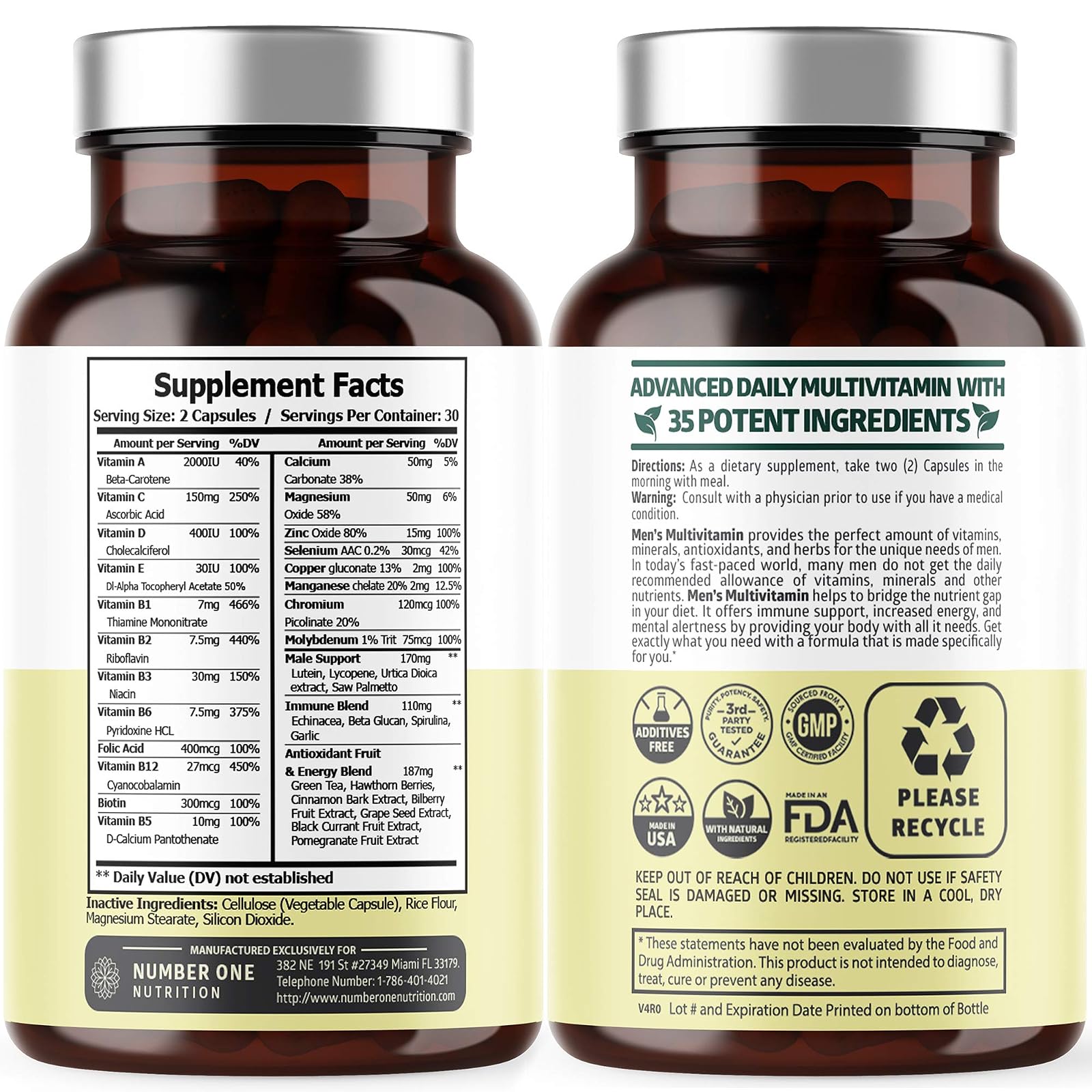 multivitamins with 35 essential nutrients
