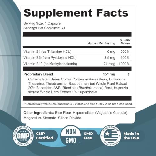 Multivitamins with Bacopa for mental clarity