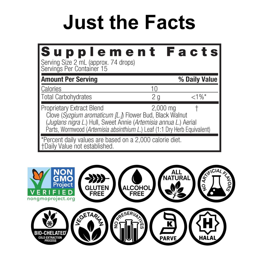 Multivitamins with Black Walnut extract
