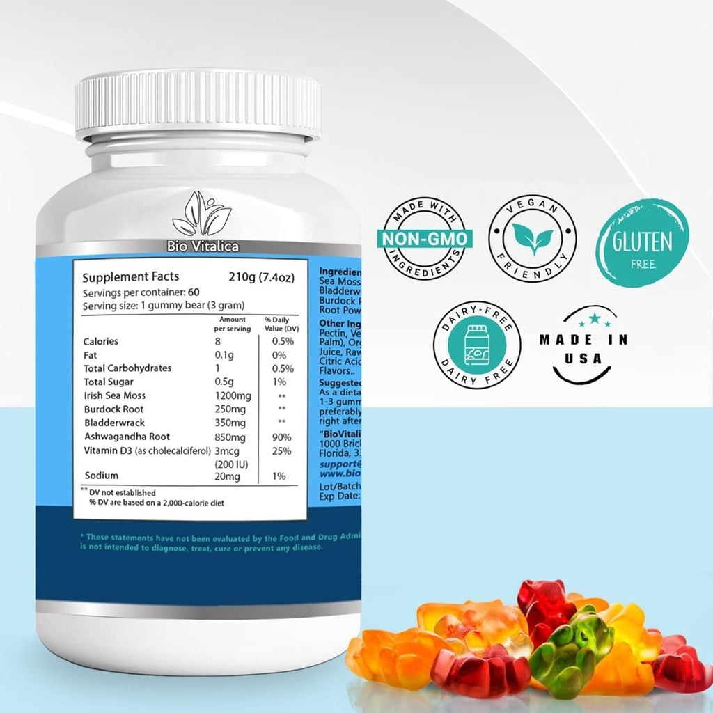 multivitamins with Irish sea moss benefits