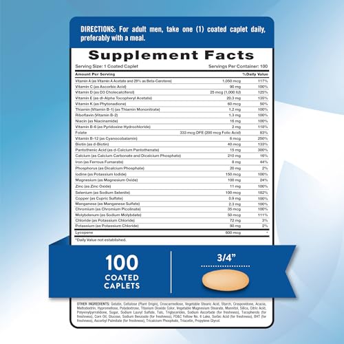 multivitamins with iron for men