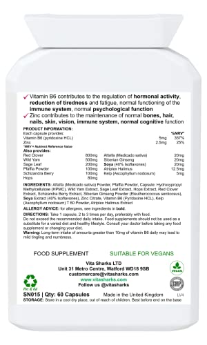 Multivitamins with isoflavones for hormonal balance