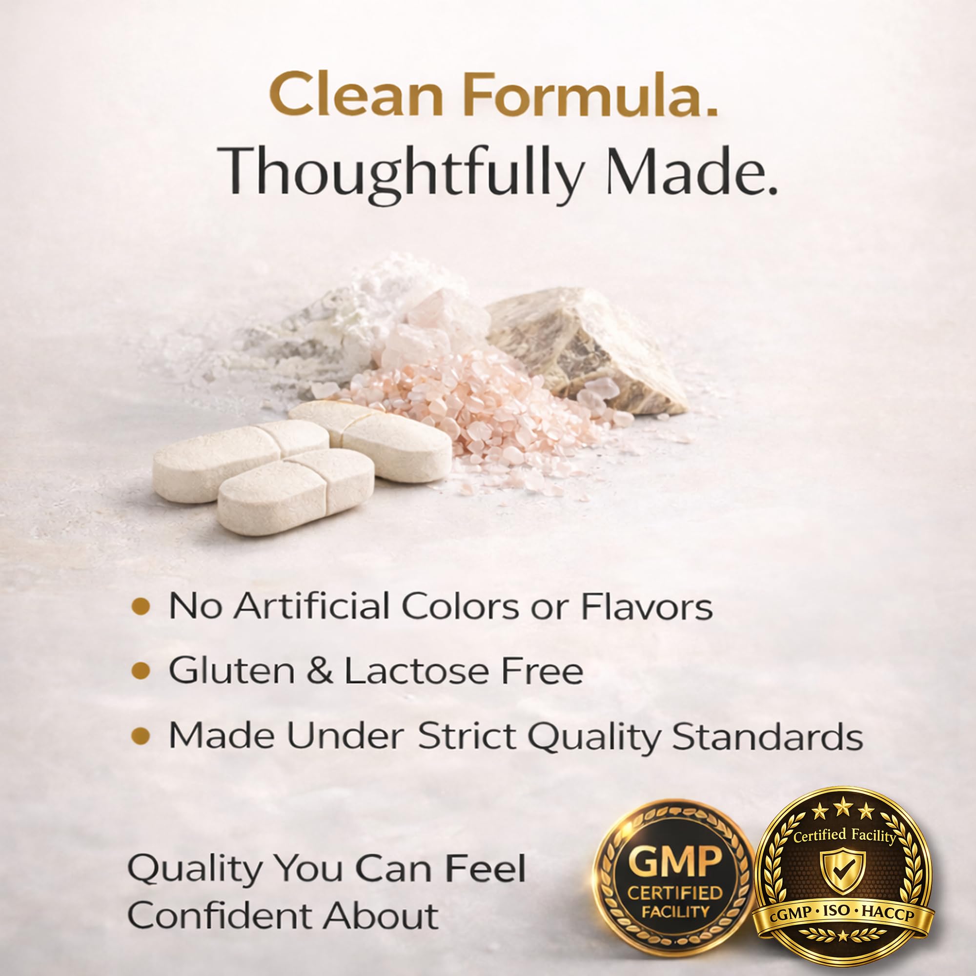 Multivitamins with minerals for energy