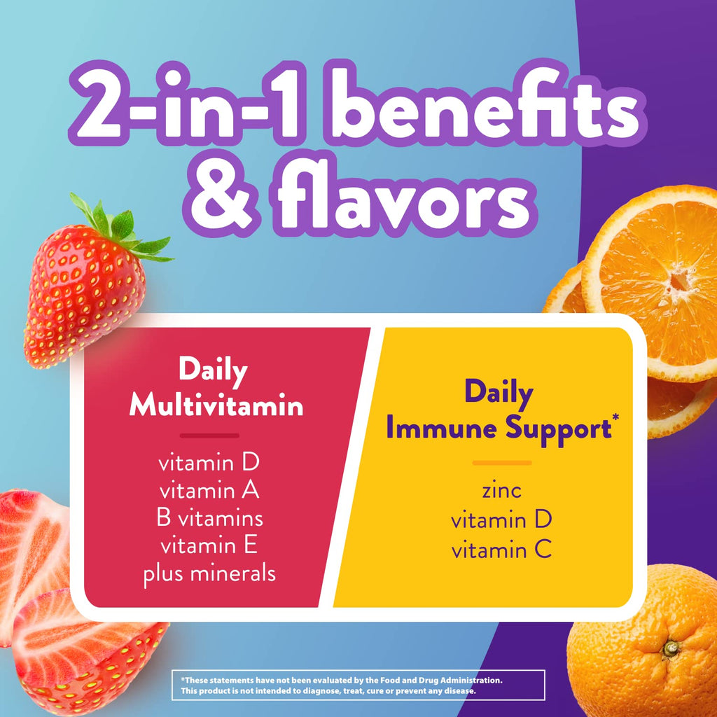 multivitamins with natural fruit flavours