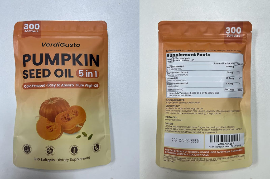 Multivitamins with pumpkin seed extract