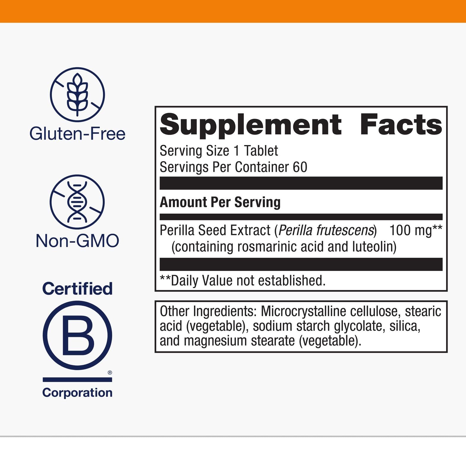 Multivitamins with rosmarinic acid advantages