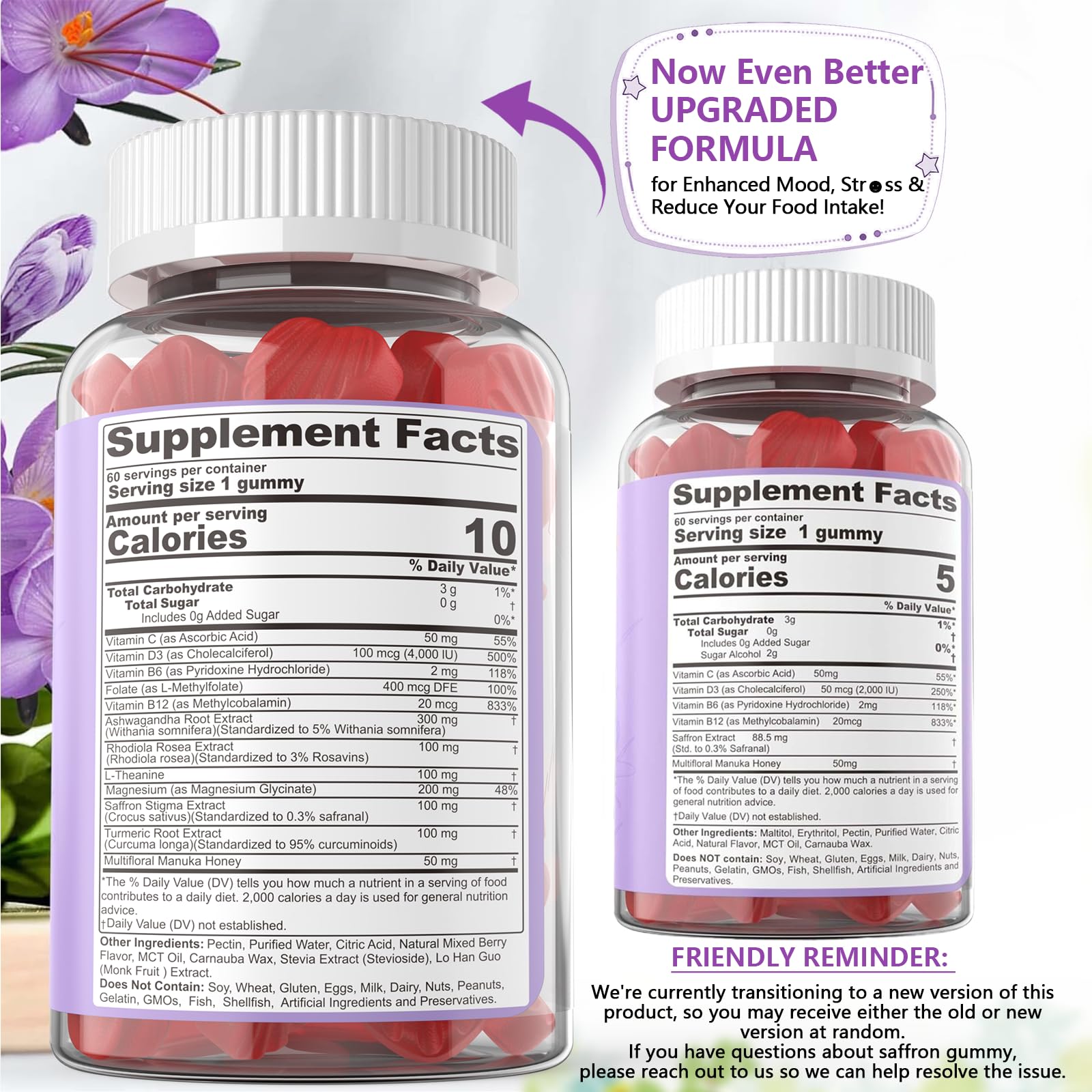multivitamins with saffron and magnesium