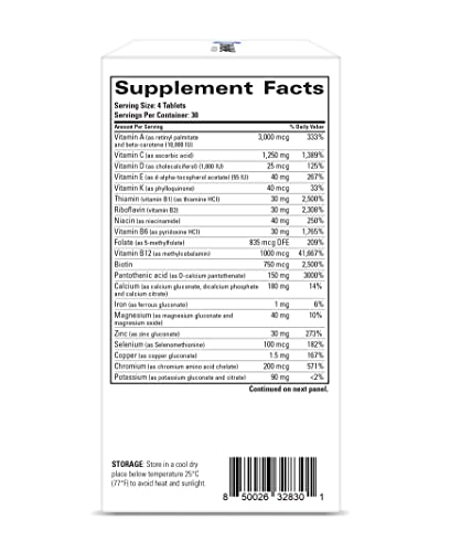 MultiWell multivitamins for energy boost