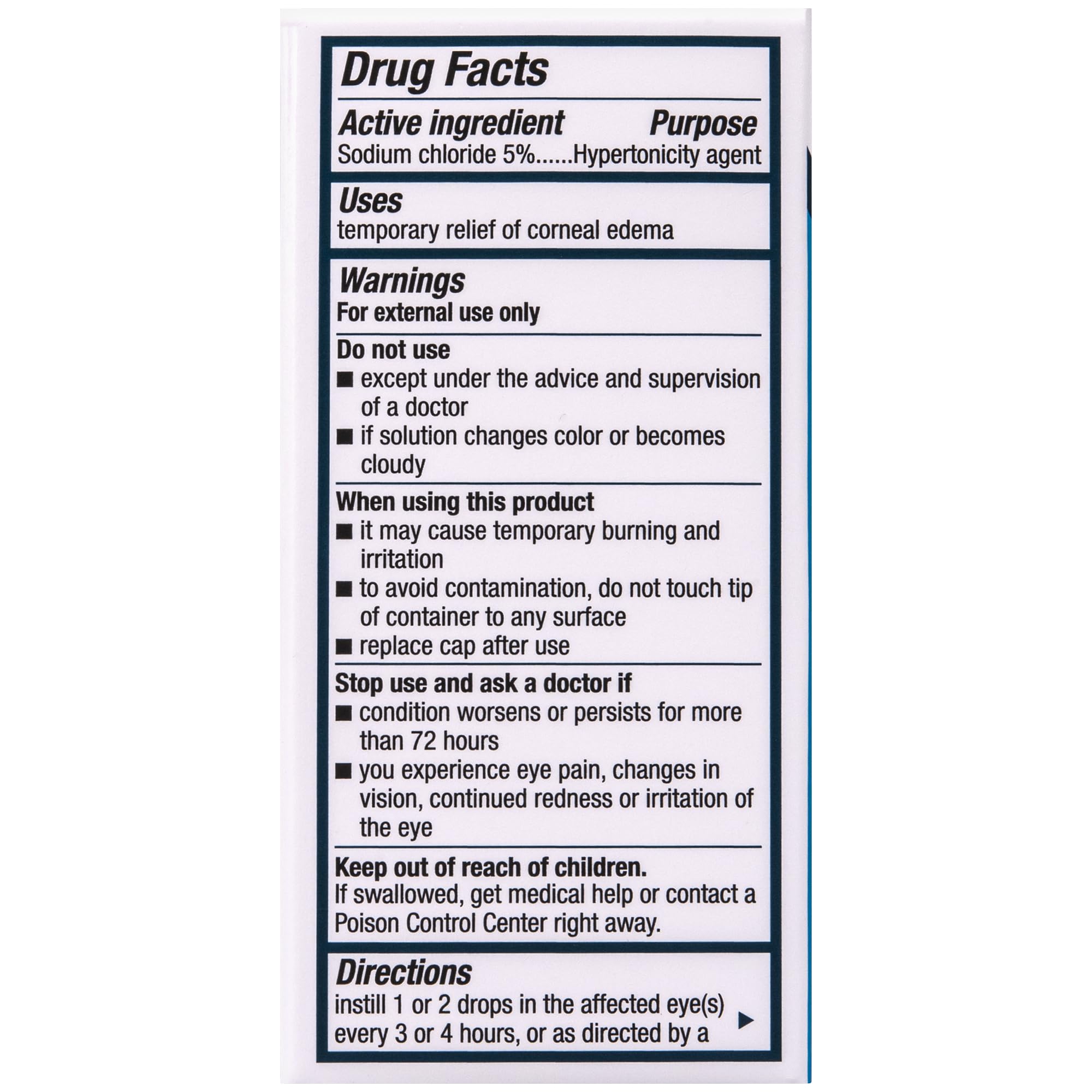 Muro 128 sodium chloride benefits