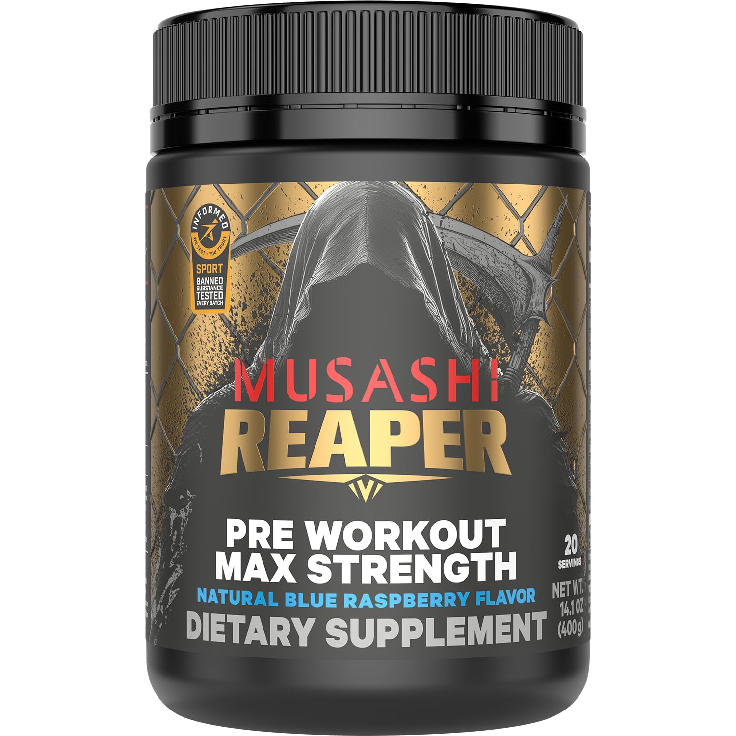 Musashi Reaper pre workout energy boost