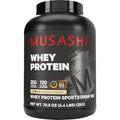 Musashi whey protein powder vanilla flavour