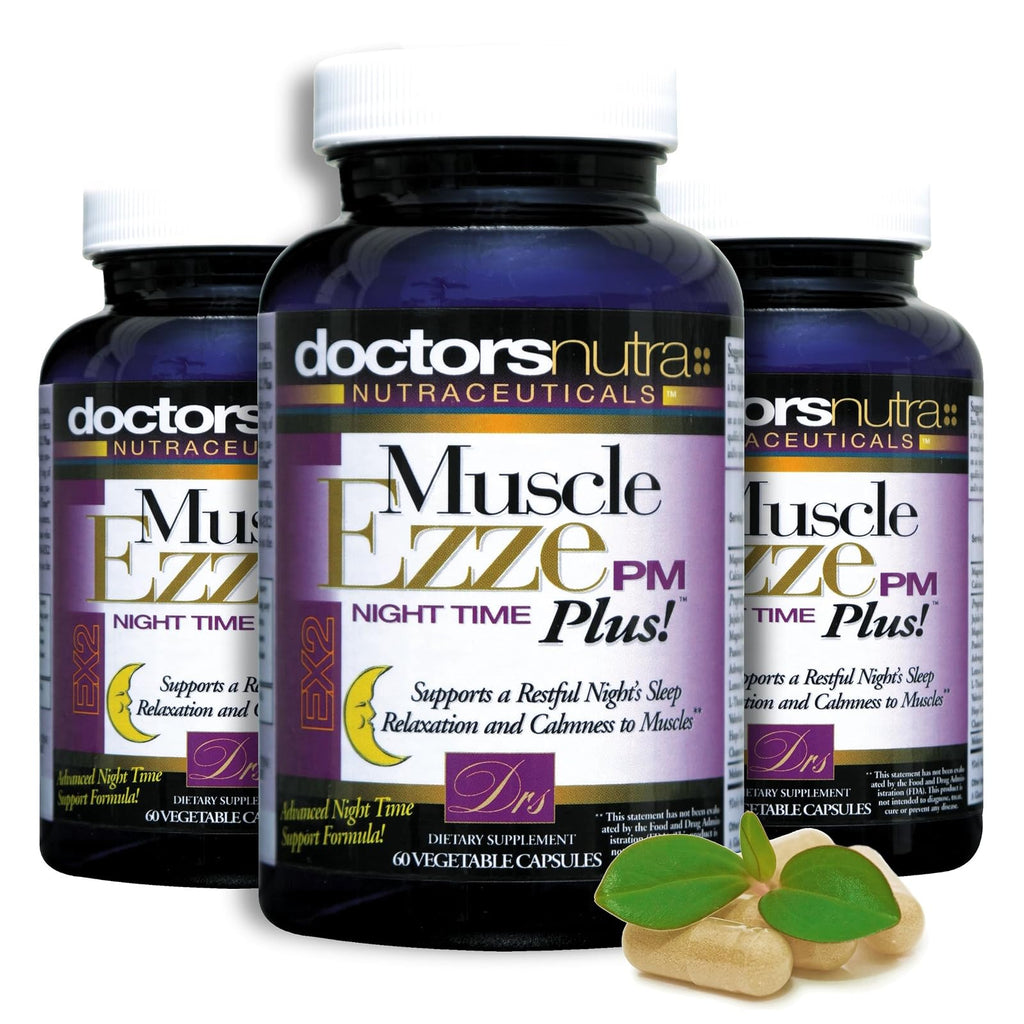 Muscle Ezze PM Plus multivitamins for restful sleep