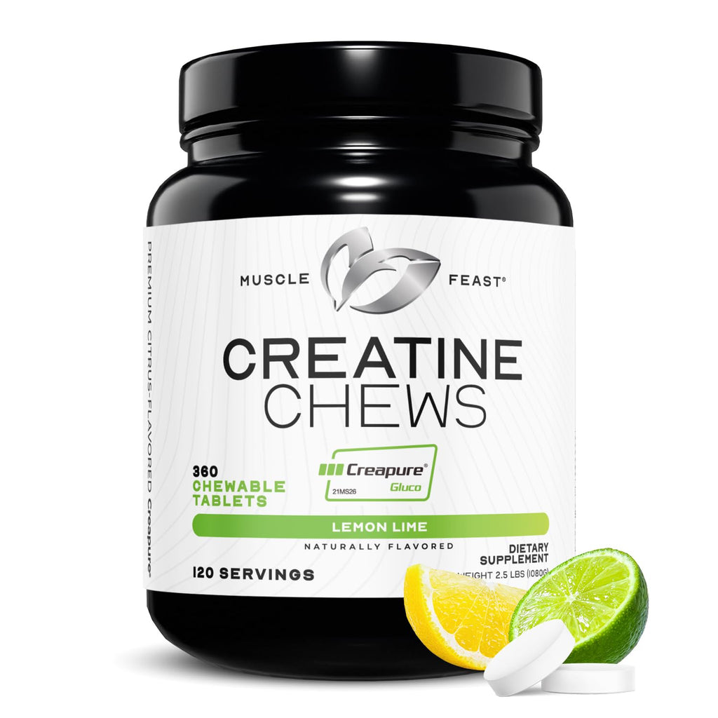 Muscle Feast creatine chewable tabs