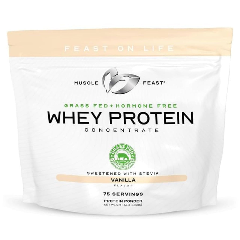 Muscle Feast vanilla whey protein