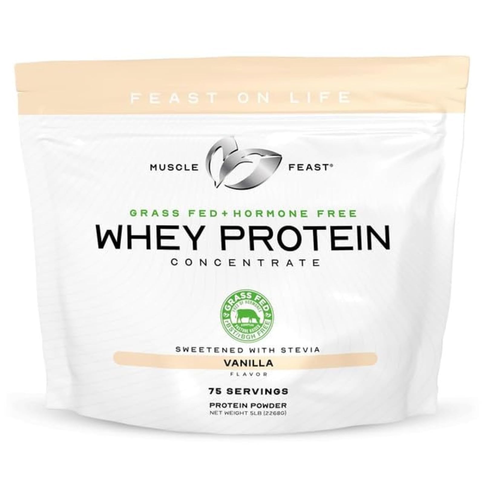 Muscle Feast vanilla whey protein