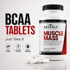 Muscle mass support with BCAA tablets