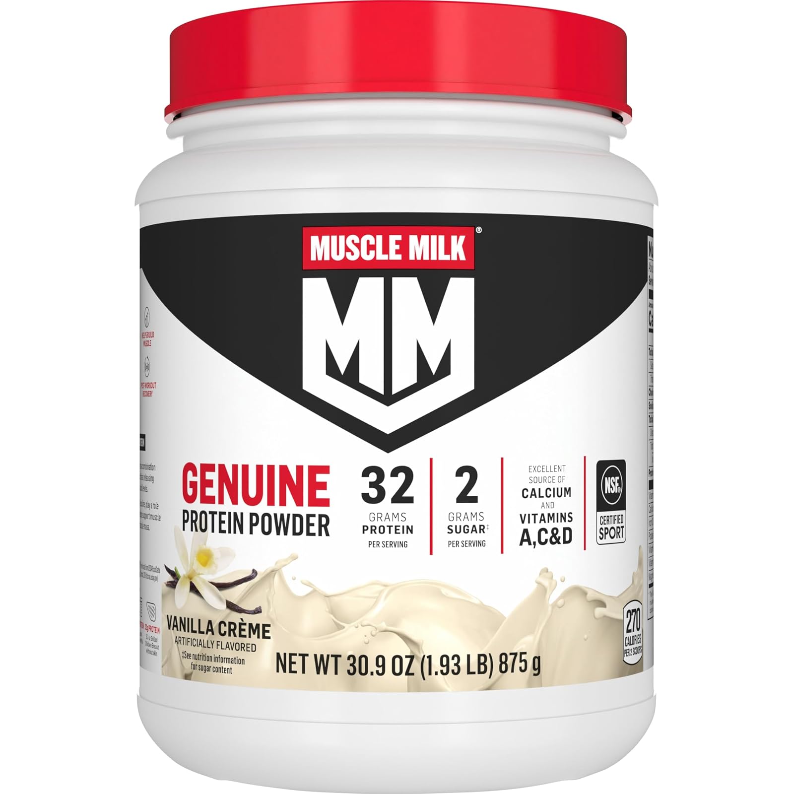 Muscle Milk protein powder vanilla flavour