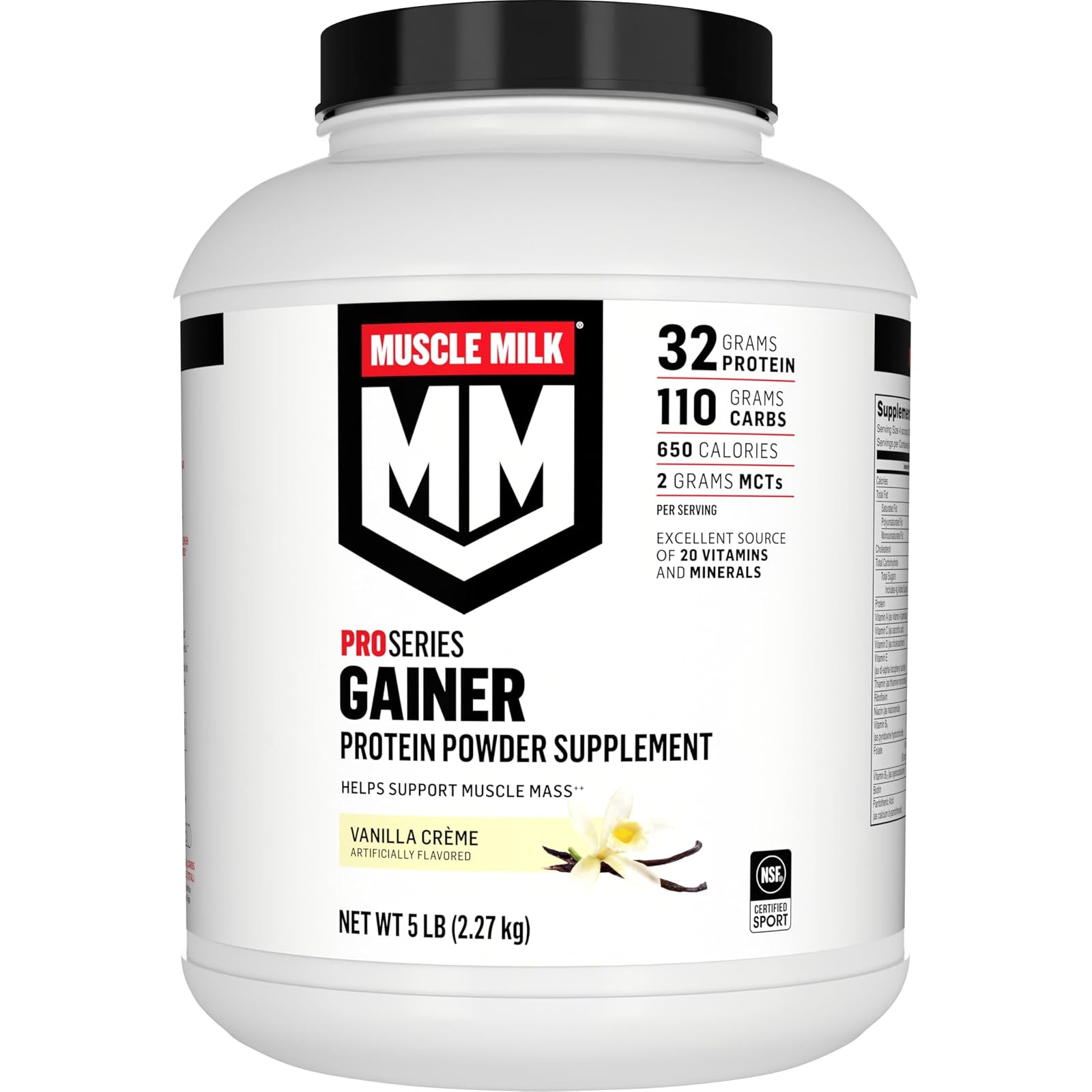 Muscle Milk weight gainers vanilla flavour