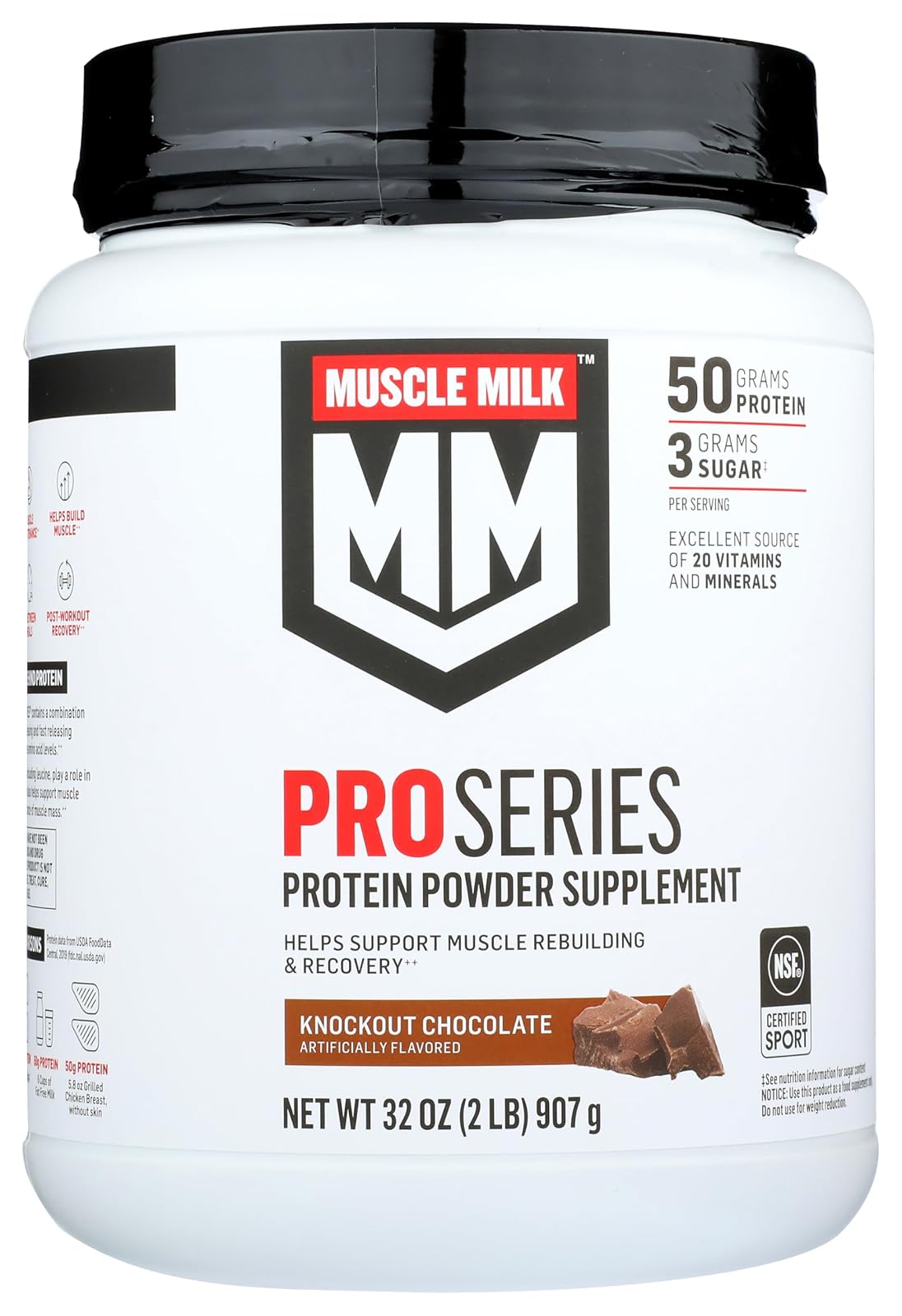 Muscle Milk whey protein chocolate flavour